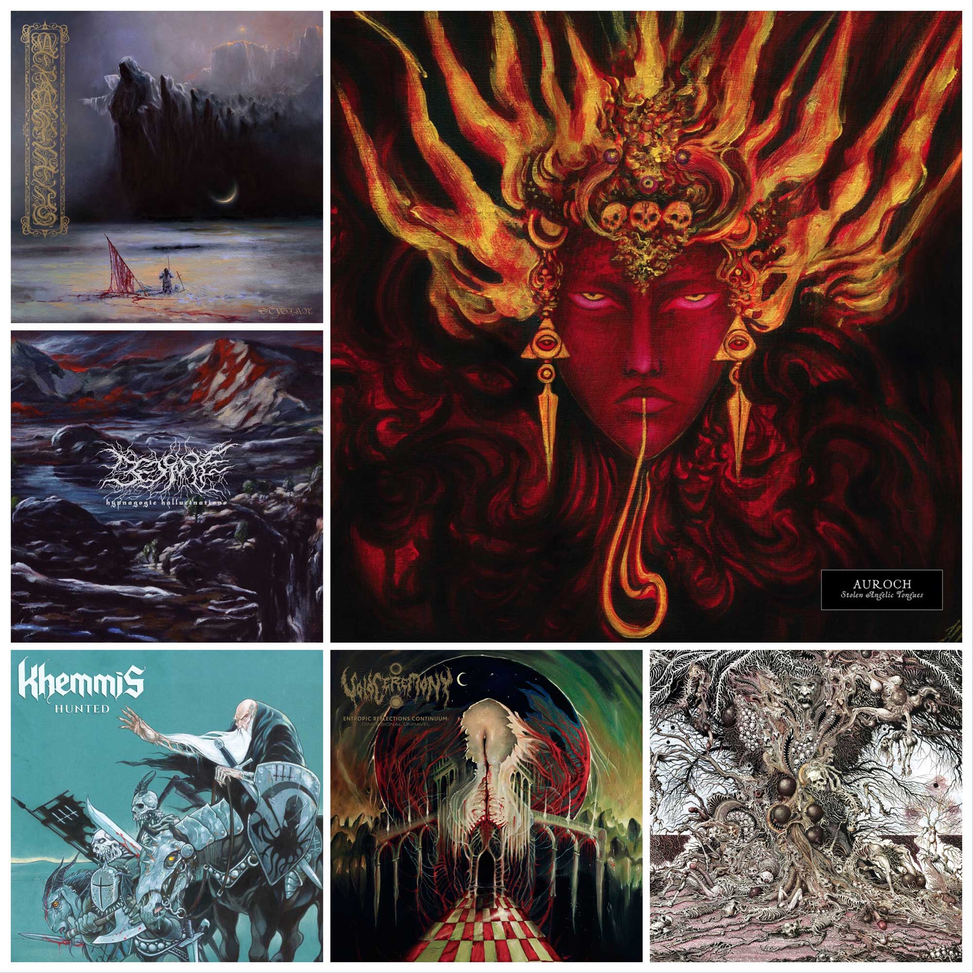 Blood Incantation / Spectral Voice split pre-order — Me Saco Un Ojo Records