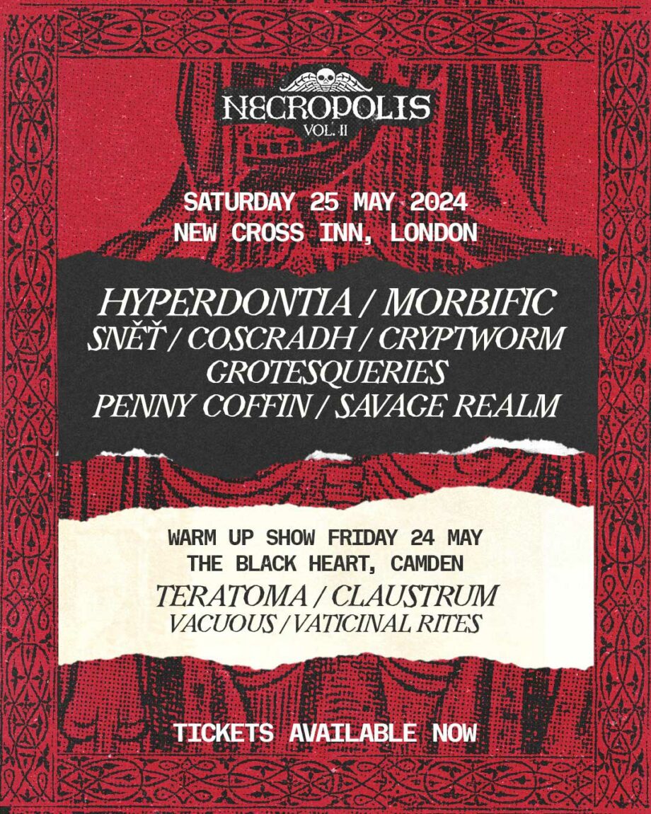 Necropolis Vol. II featuring Hyperdontia, Sněť, Morbific and Cryptworm ...