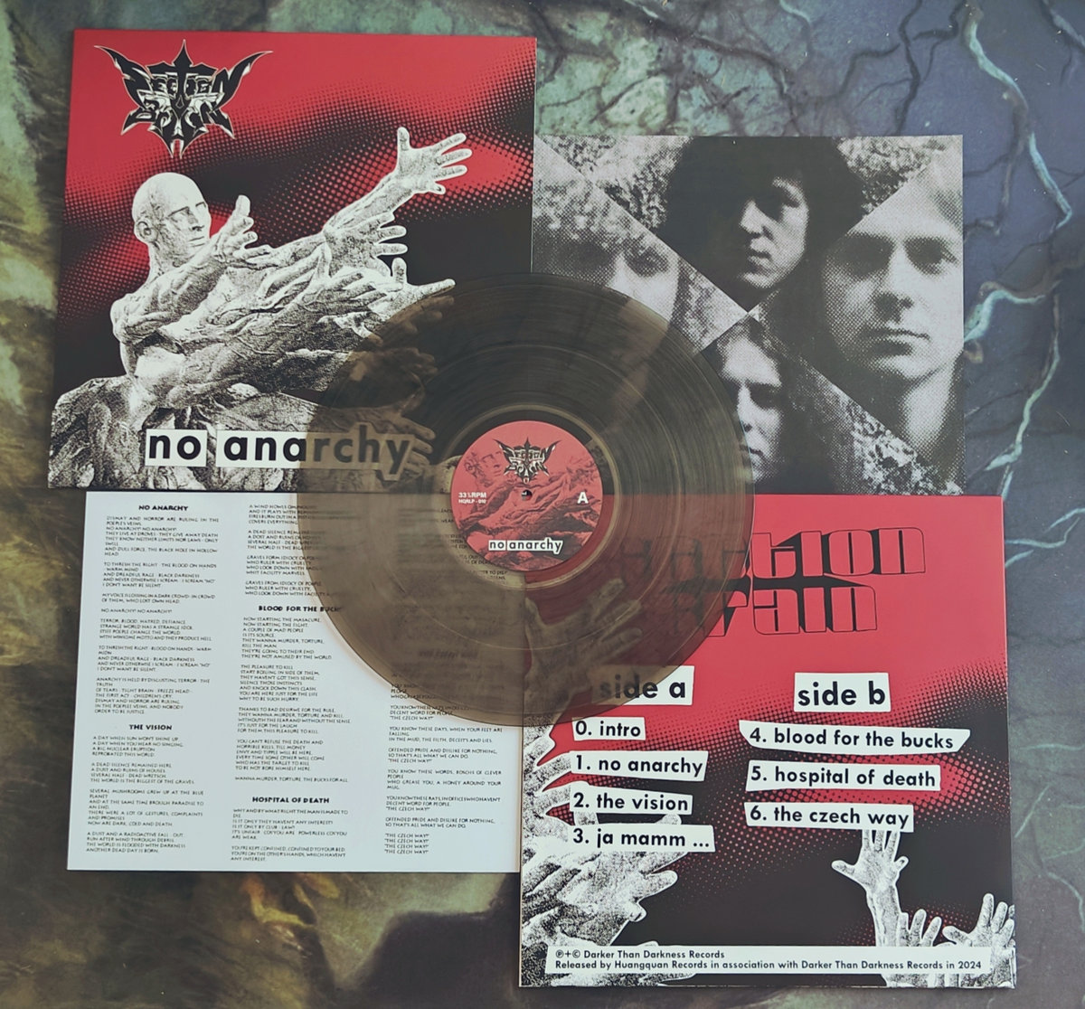 Section - Brain No Anarchy LP — Me Saco Un Ojo Records UK Distro